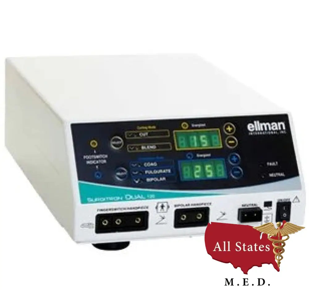 Ellman 120 IEC Surgitron 4.0 Dual EMC RF Electrosurgical System NEW ST