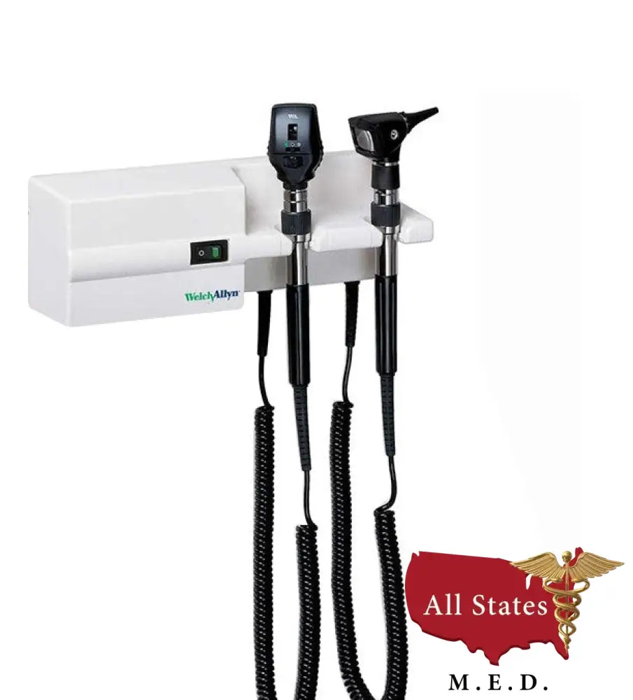 Welch Allyn Otoscope and Ophthalmoscope Wall Unit 767 Refurbished